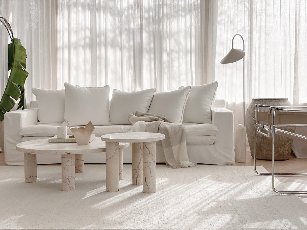 Vitrine Round Marble Table | Brown Vein – ORNAMENT