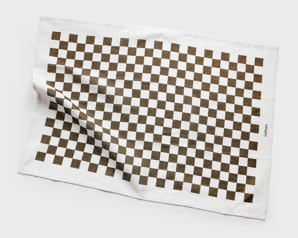 Linen Tea Towel | Micro Checkers – ORNAMENT
