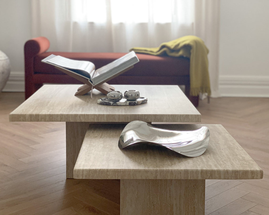 Nested Tables | Travertine – ORNAMENT