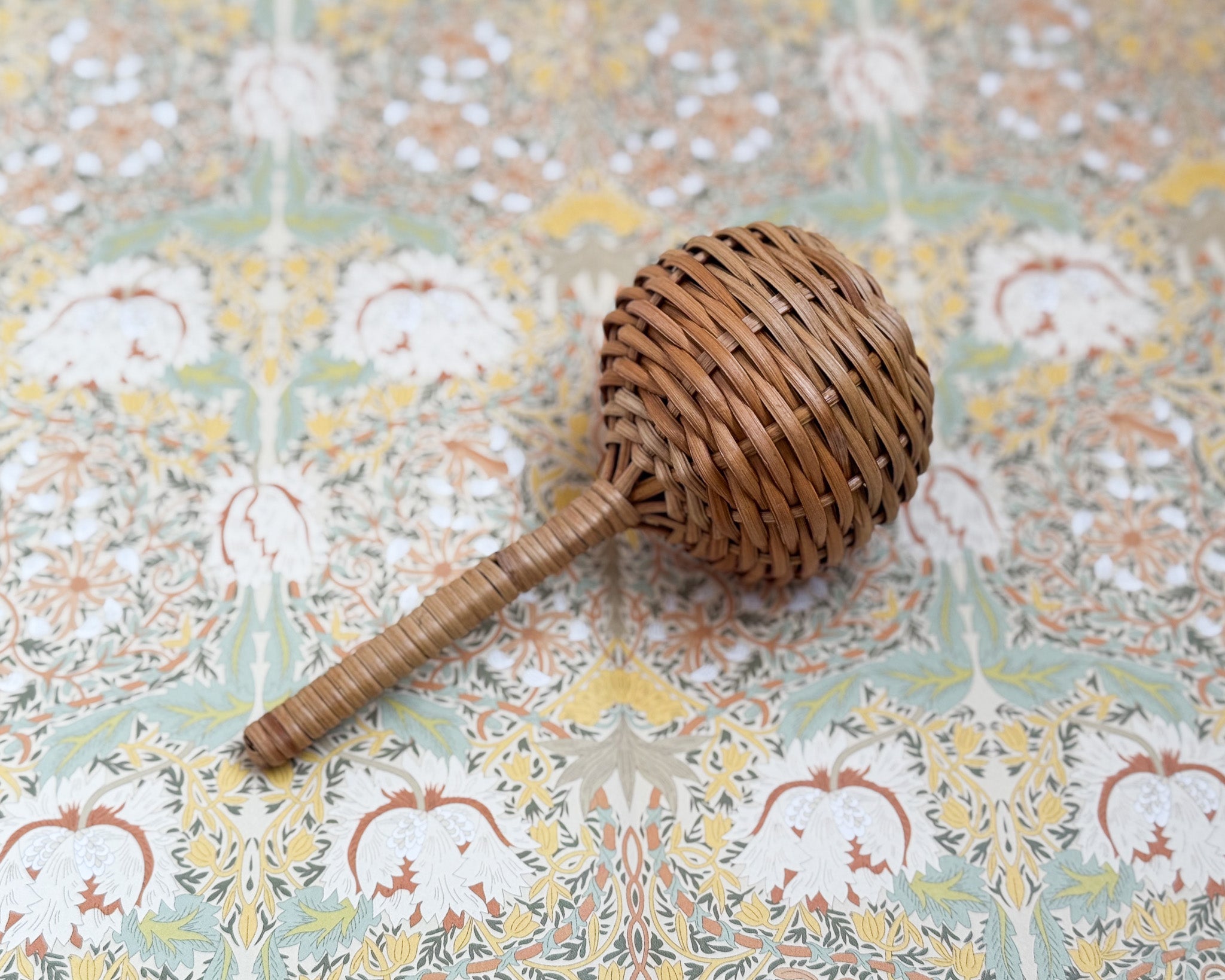 Natural Rattan Rattle | Round – ORNAMENT