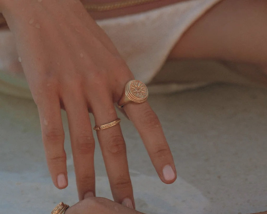 Bahagia | Rumi Signet Ring | Gold – ORNAMENT