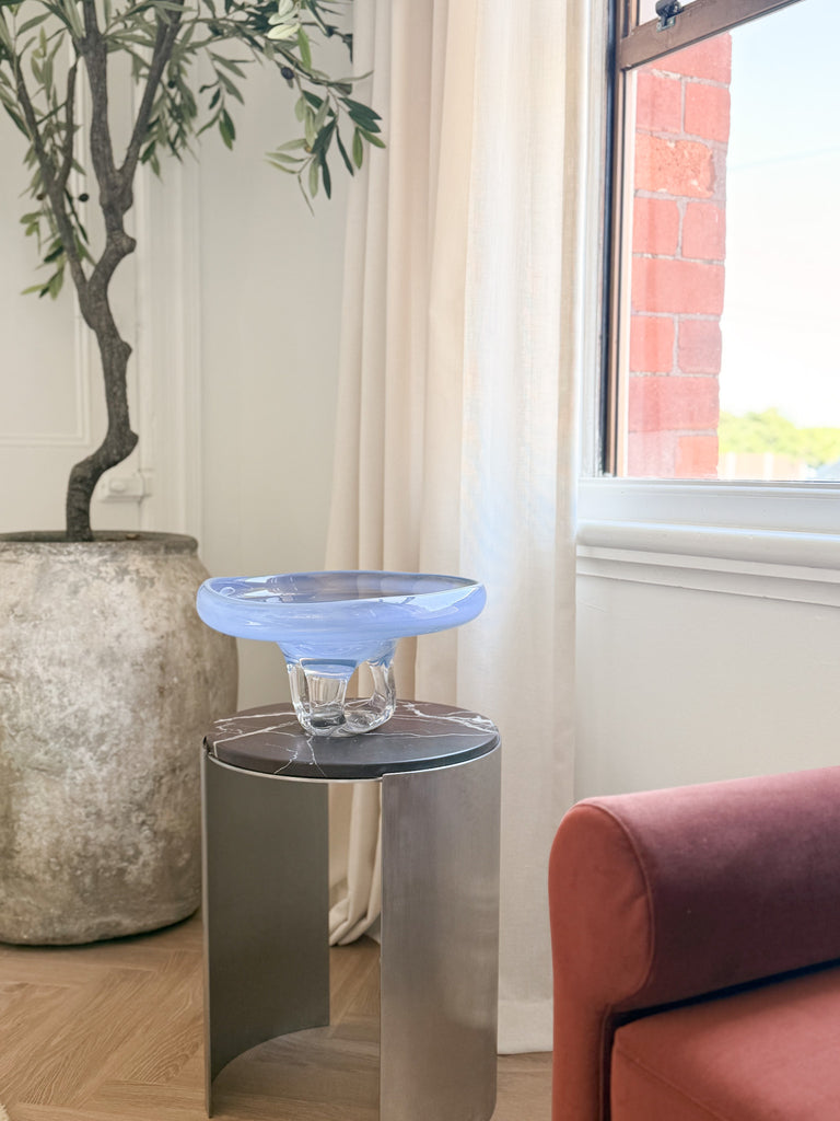 Toyo Glass Pedestal Bowl – ORNAMENT